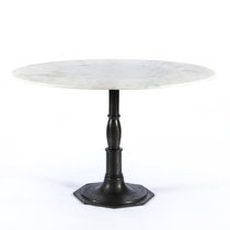 Faulks contemporary round traditional dining table darby home co store